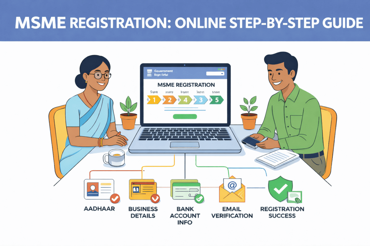 Actionable Guide on MSME Registration process step by step